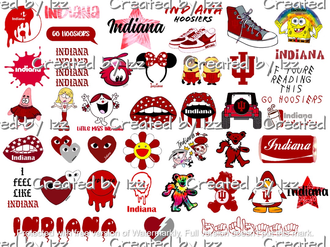 Indiana University SVG Files - Etsy