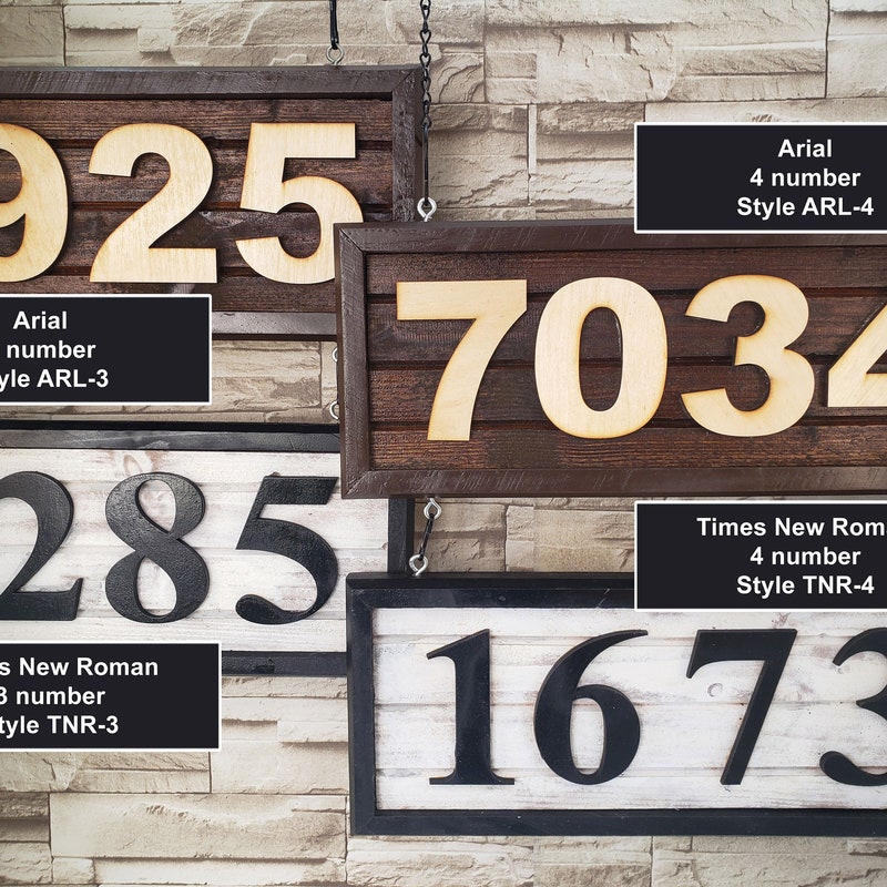 Hanging Address Sign - Etsy