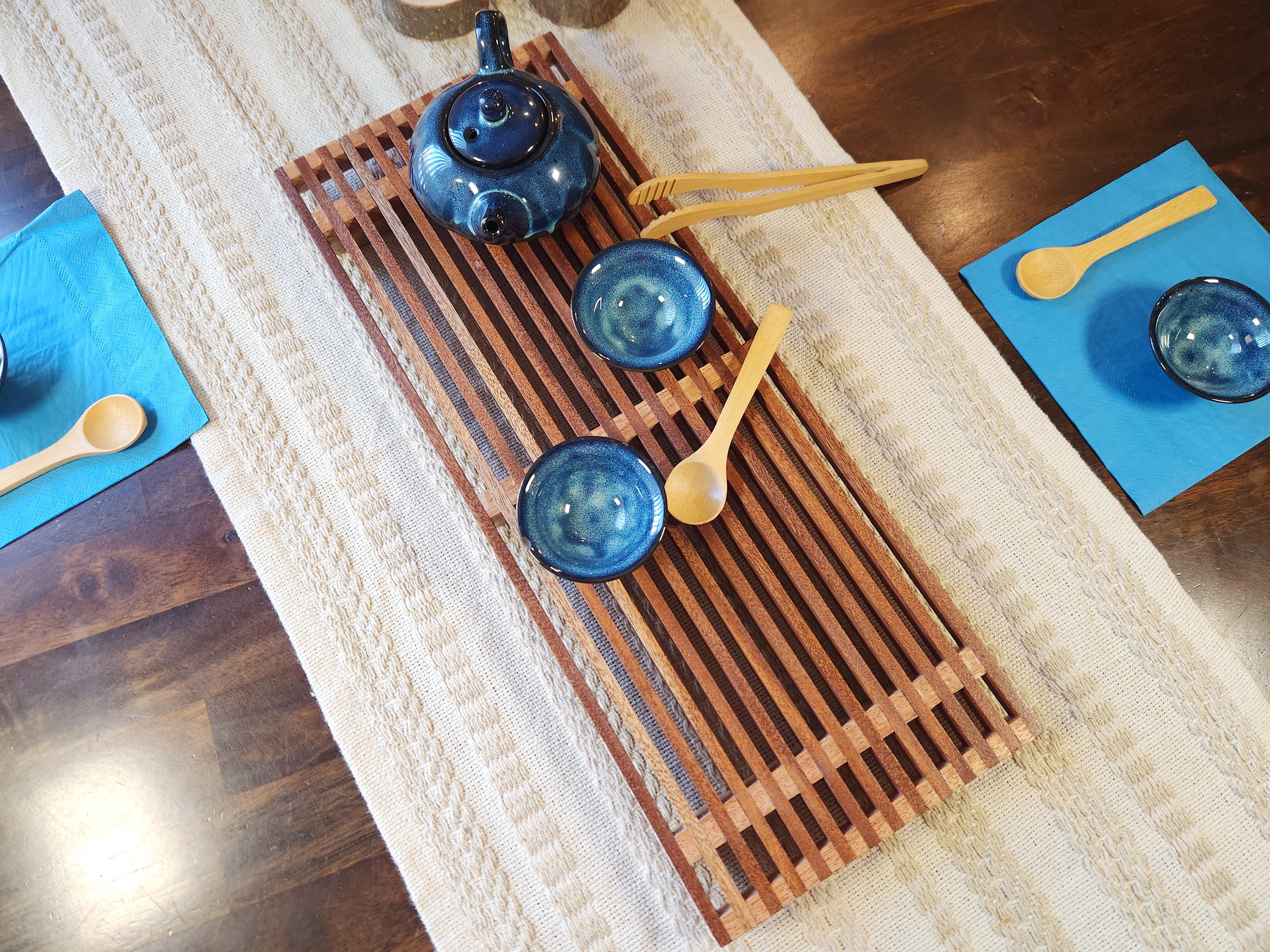 Hardwood Trivet for Kitchen Dining Heated Dishes water and Heat ...