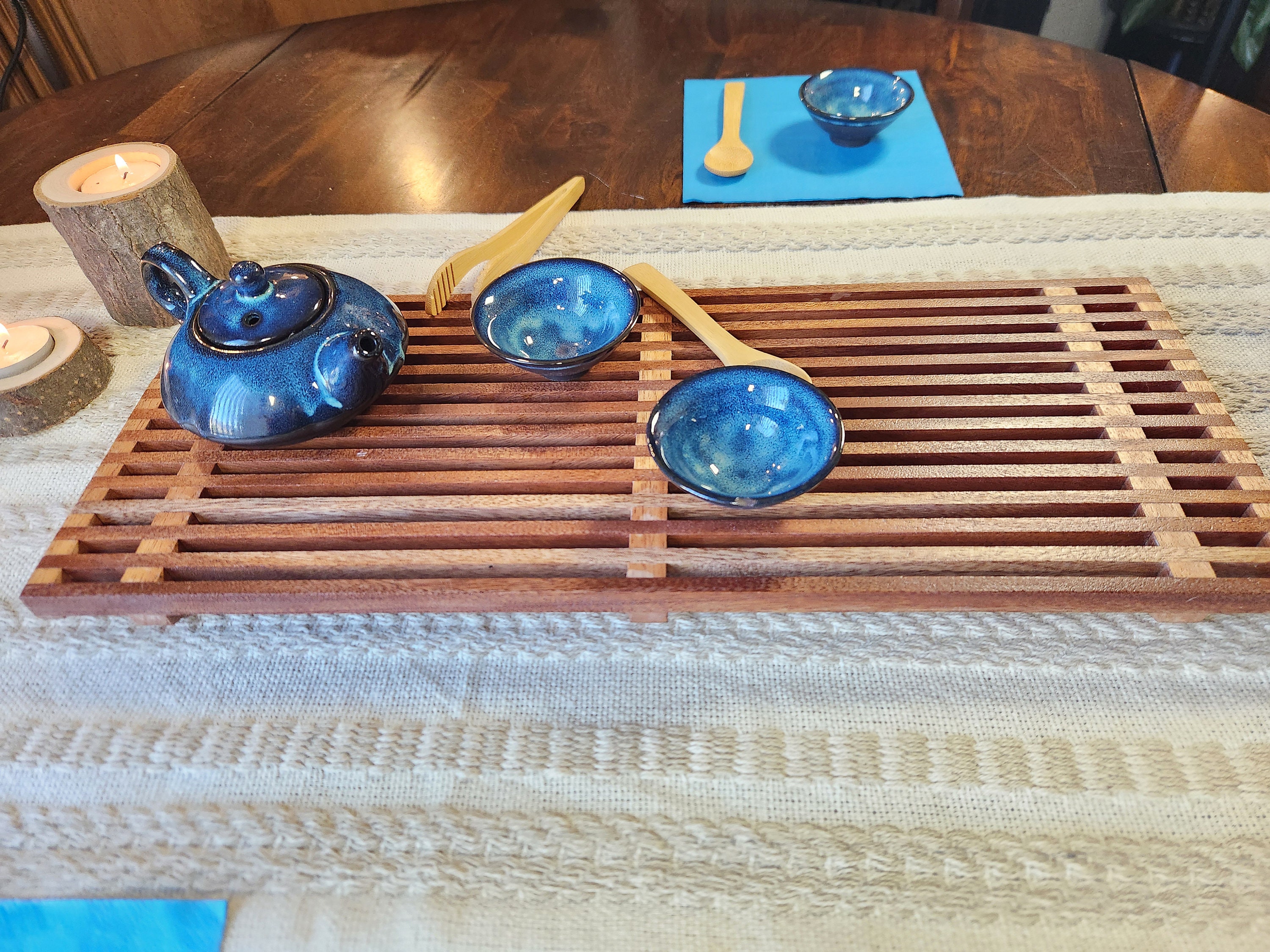 Hardwood Trivet for Kitchen Dining Heated Dishes water and Heat ...