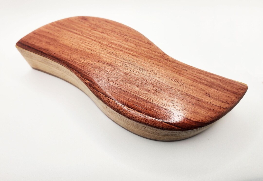 Hardwood Leaf Design Keepsake Box Handmade From Multi Woods. Unique and ...