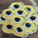 Trippy Lemon Eye Vinyl Sticker - Etsy
