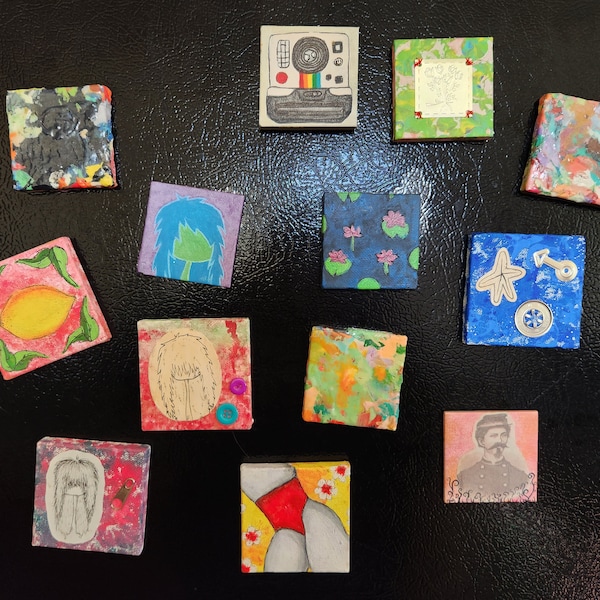 Canvas Magnets - Etsy