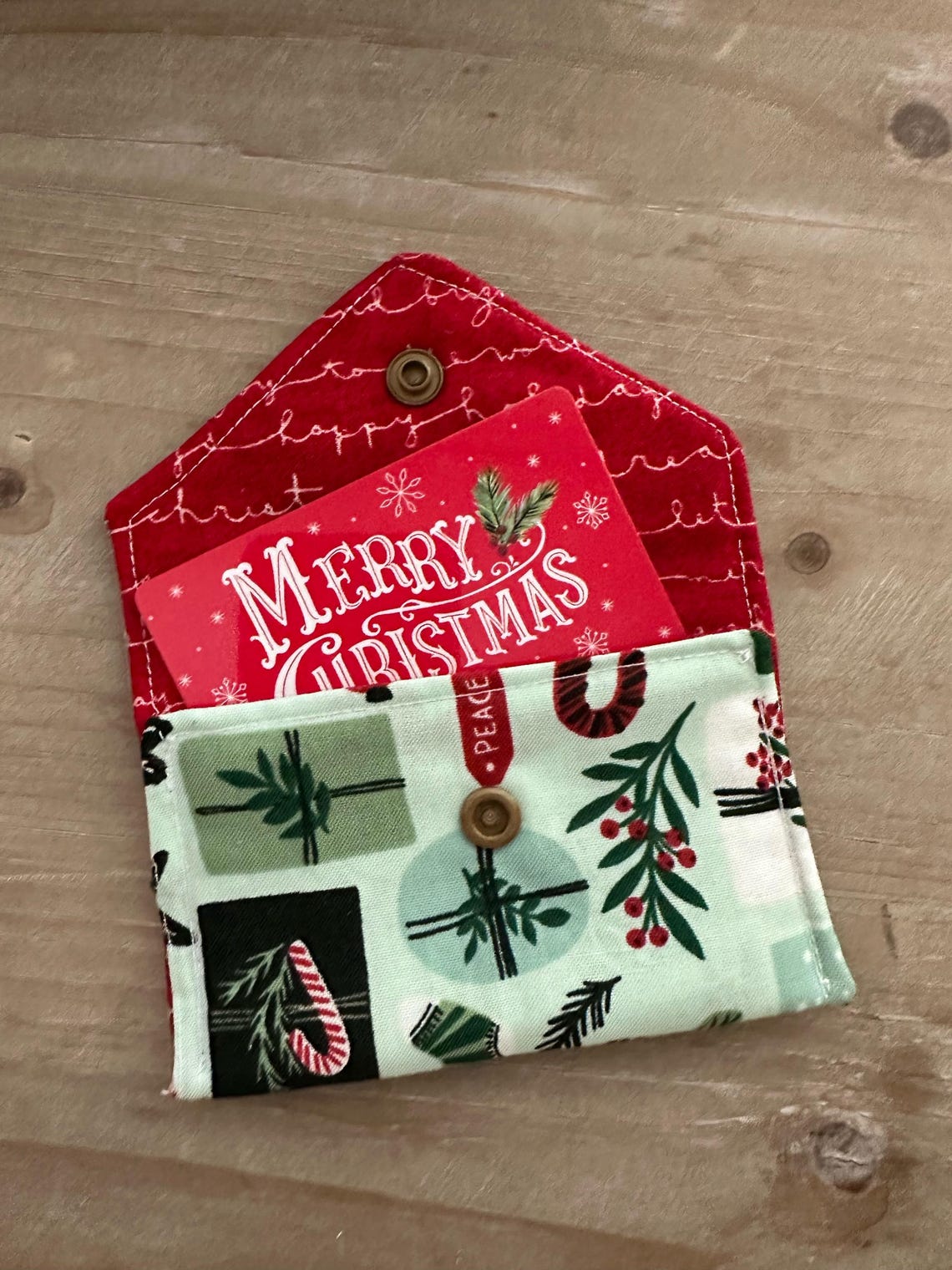 Christmas Gift Card Holder Reusable Holiday Envelope Perfect for Family ...