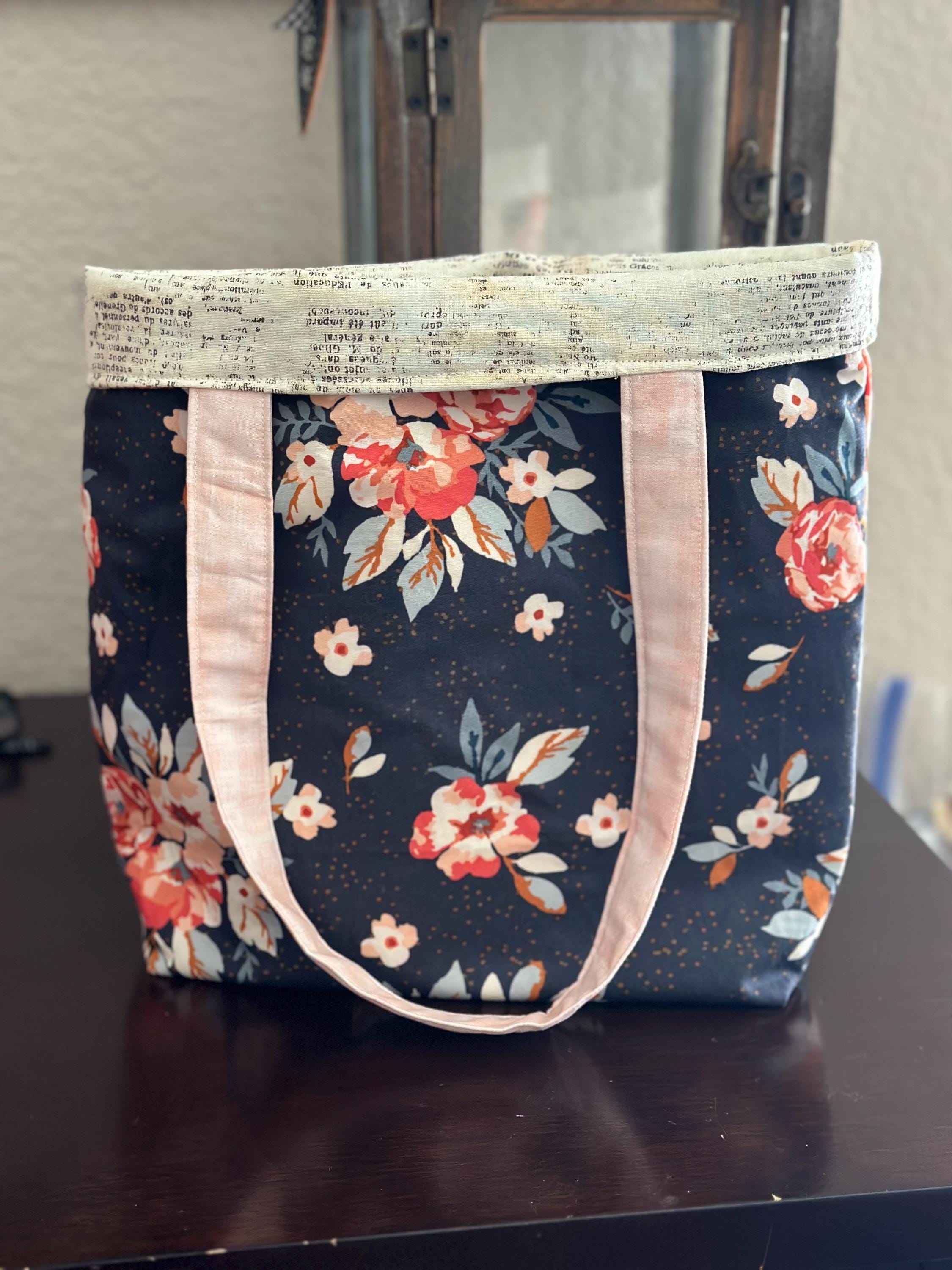 Beginner-friendly Fabric Tote Bag PDF Pattern Easy Step-by-step Sewing ...