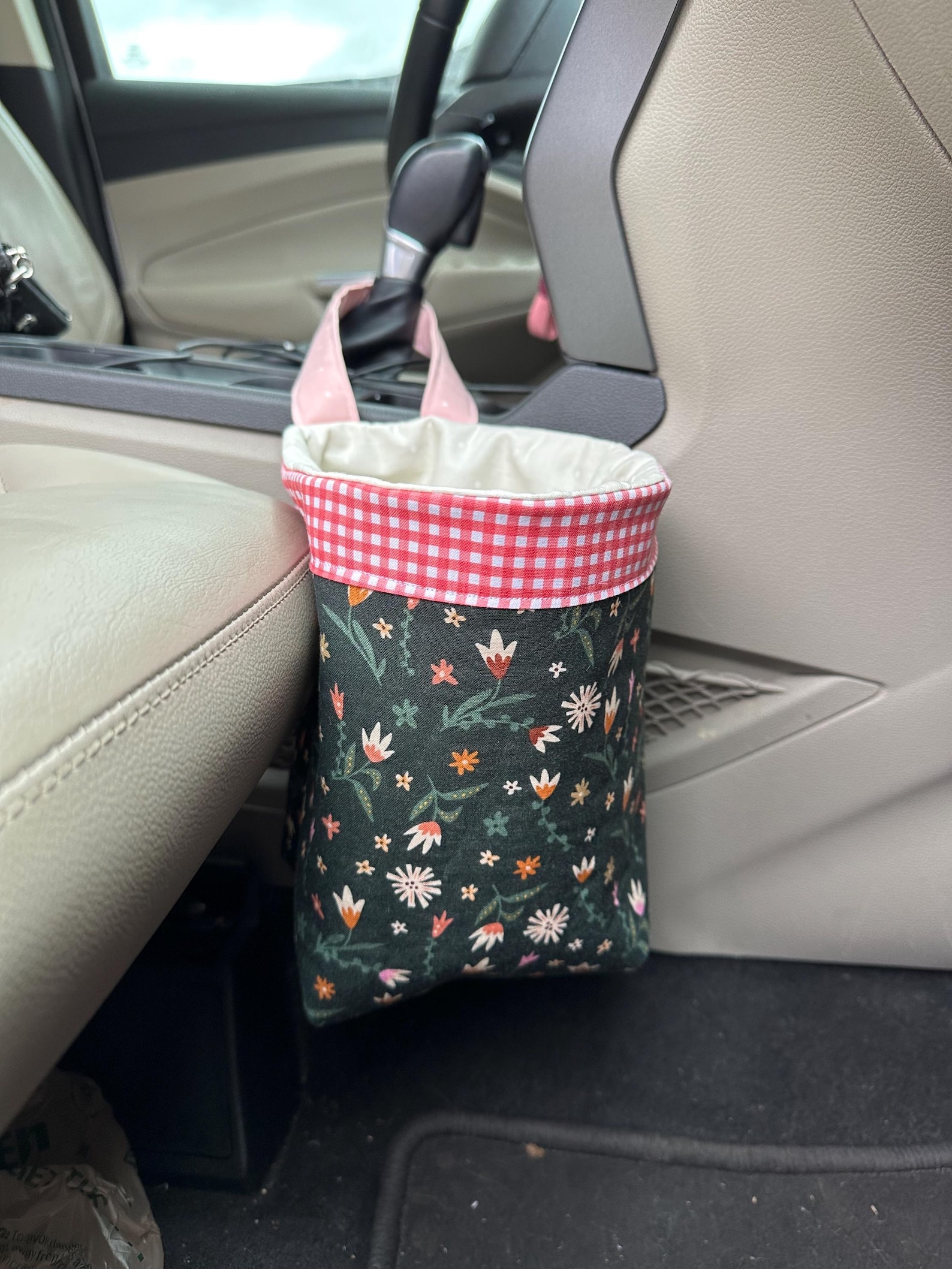 Car Trash Can Sewing Pattern PDF | Reusable Fabric Trash Holder | Car ...