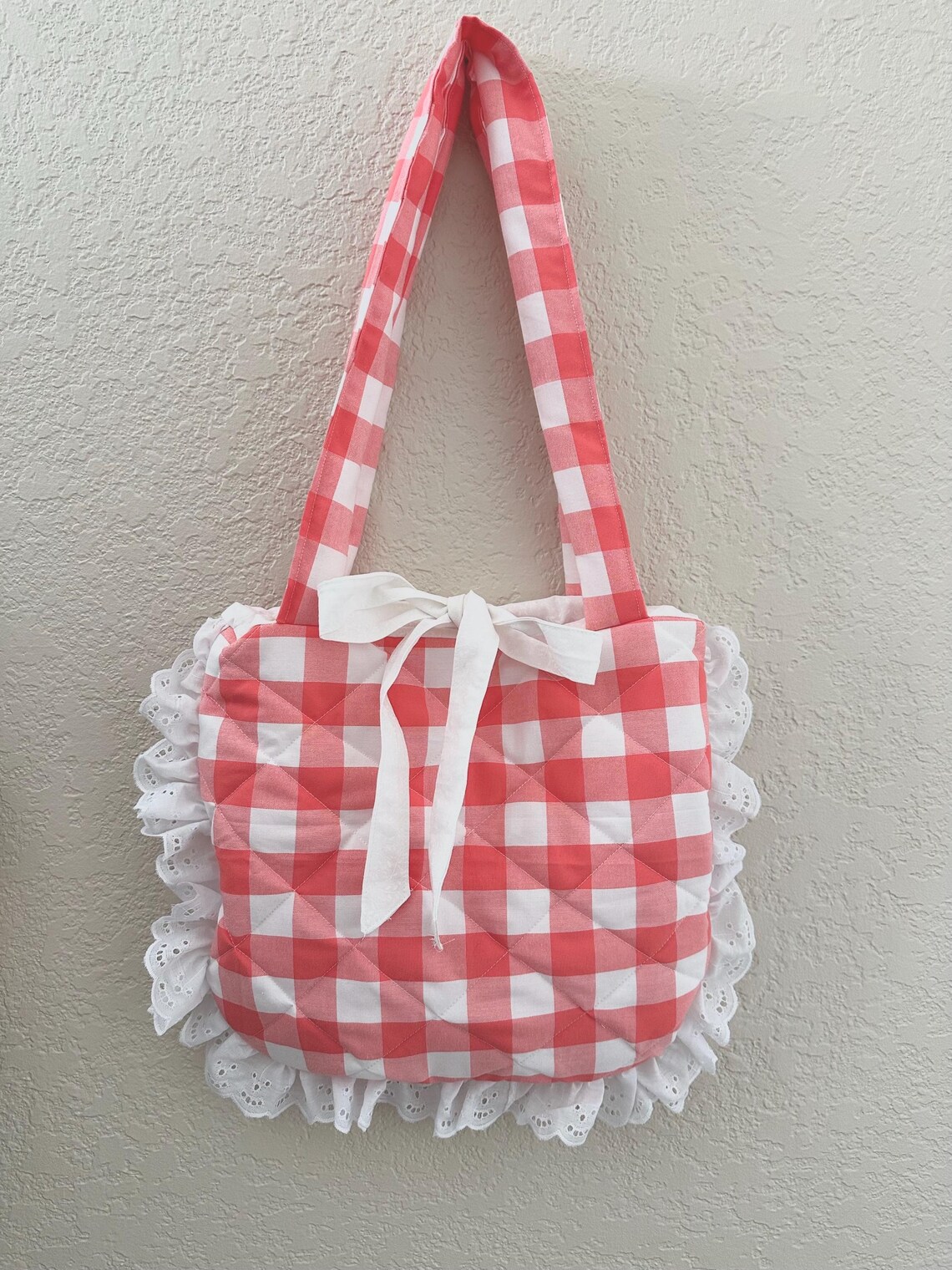 Ruffle Tote Bag Sewing Pattern PDF – DIY Tote Bag With Ruffle Tutorial ...