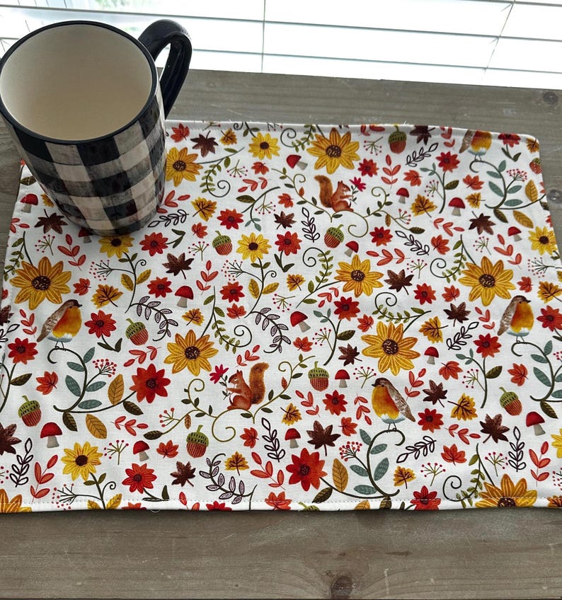 Beginner Placemat Sewing Pattern PDF | Easy Quilted Placemat Tutorial ...