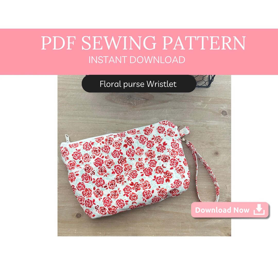 Easy Beginner-friendly Wristlet Purse Pattern | Simple DIY Sewing ...