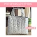 Quilted Bible Cover Sewing Pattern PDF | DIY Bible Sleeve With Handles ...