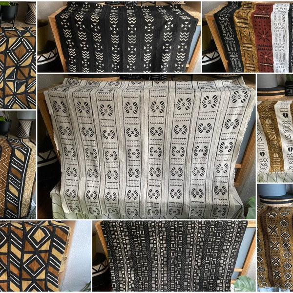 Bogolan Fabric - Etsy