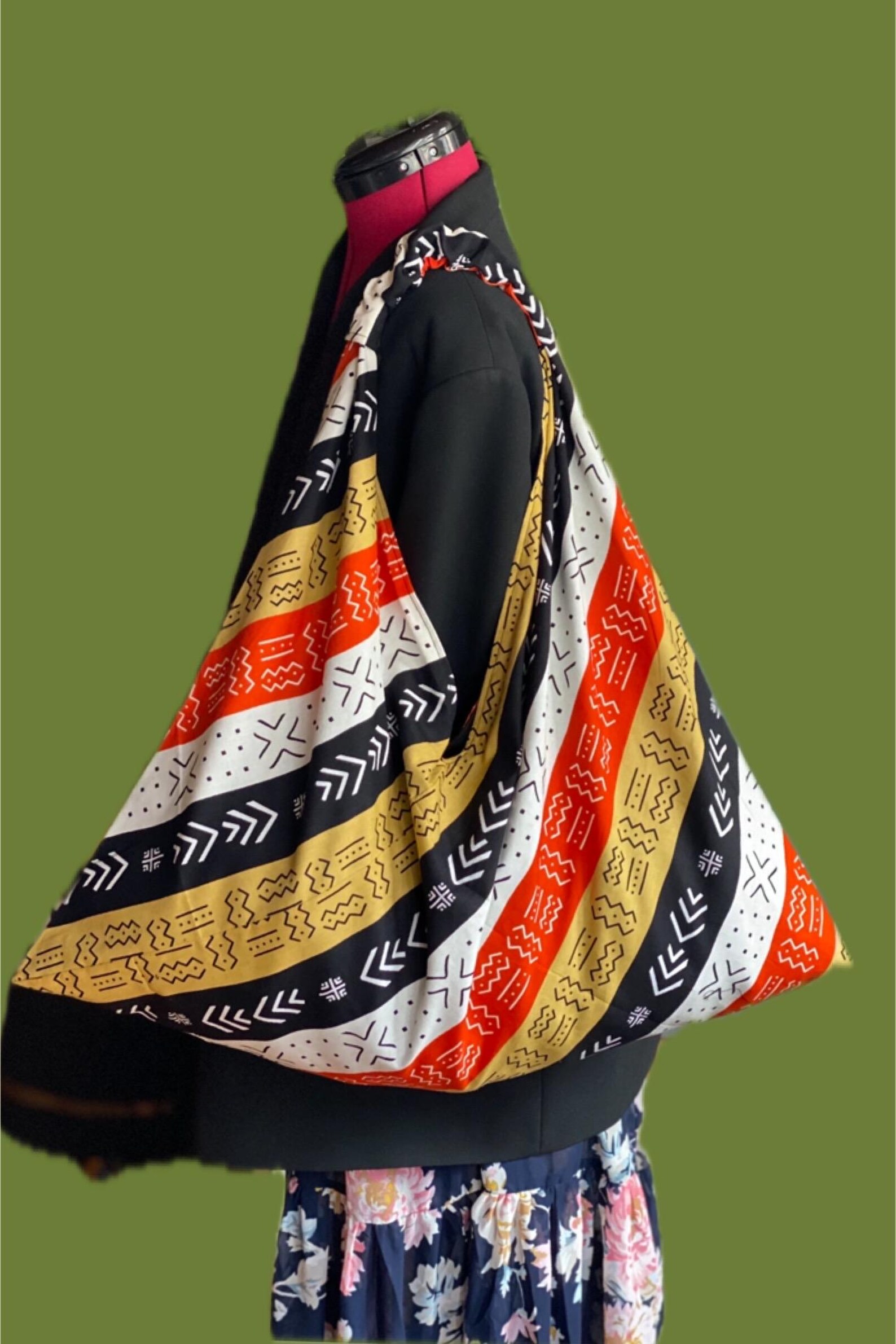 Origami Bag Ankara Wax - Tote Bag Wax - Shoppingbag - Handmade Bag ...