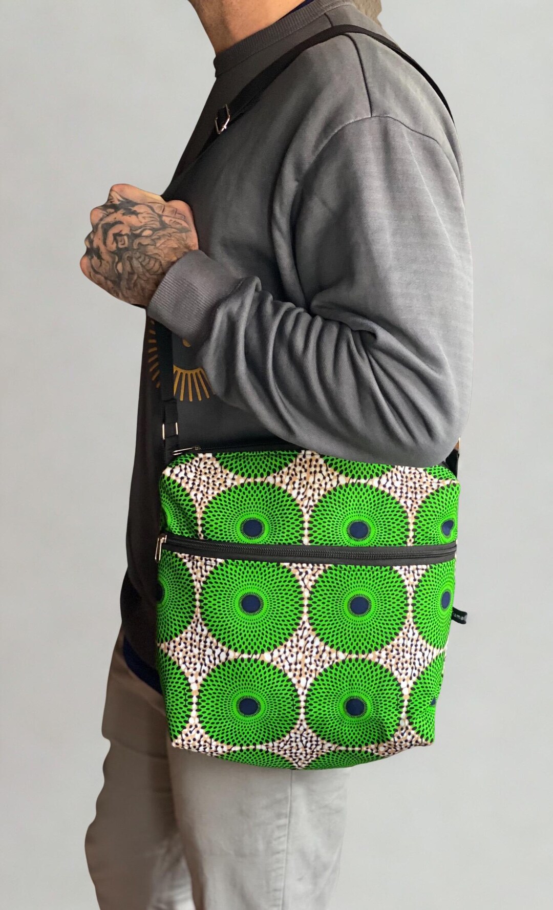 African Wax Ankara Shoulder Bag – Handmade African Fabric – African Wax ...