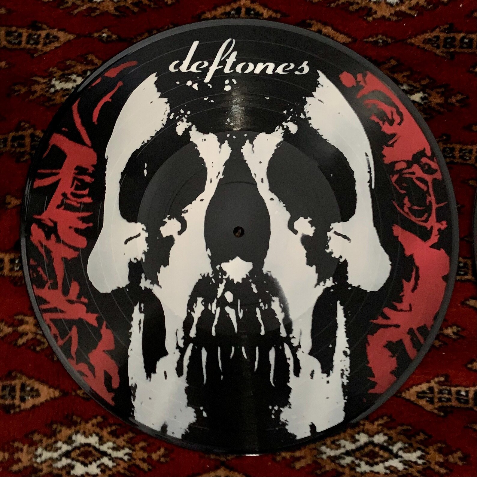 Deftones Hand-painted on a 12" Vinyl Record / LP Art / Handmade / Nu ...