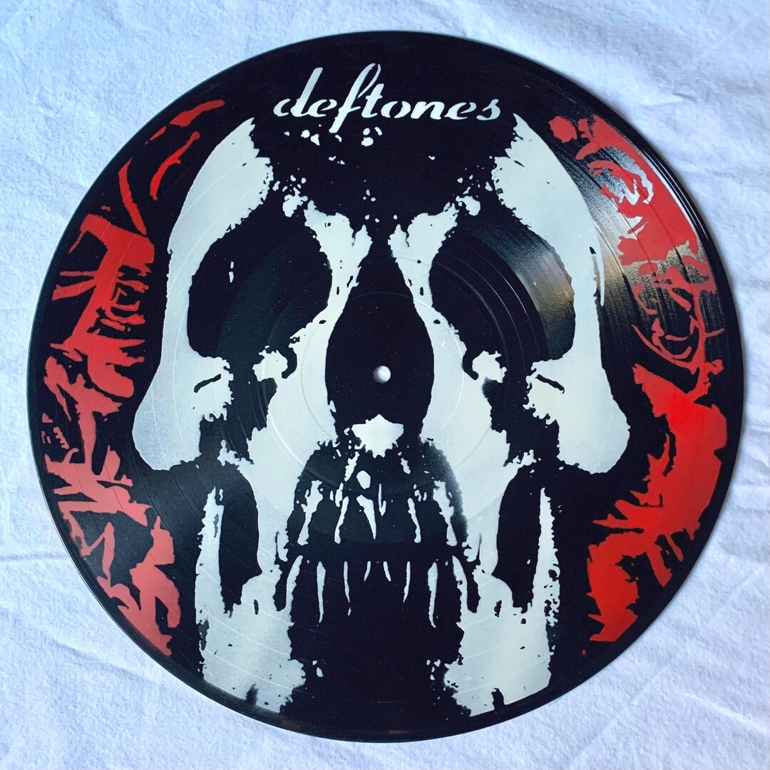 Deftones Hand-painted on a 12" Vinyl Record / LP Art / Handmade / Nu ...