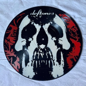 Deftones Hand-painted on a 12" Vinyl Record / LP Art / Handmade / Nu ...