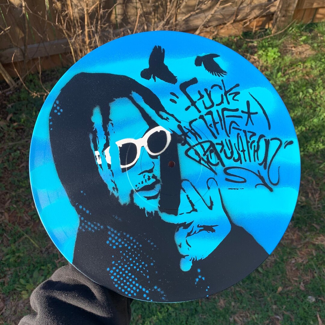 Hand-painted Suicideboys Scrim 12 Vinyl Record Art - Etsy