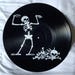 Skeleton Dance Painted on a 12" Vinyl Record / LP Art / Silly Symphony ...