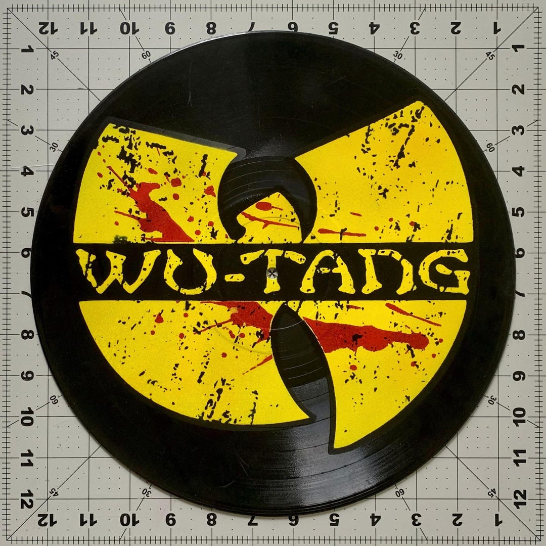 Wu Tang Custom Hand-painted 12" Vinyl Record / LP Art / Handmade / Wall ...