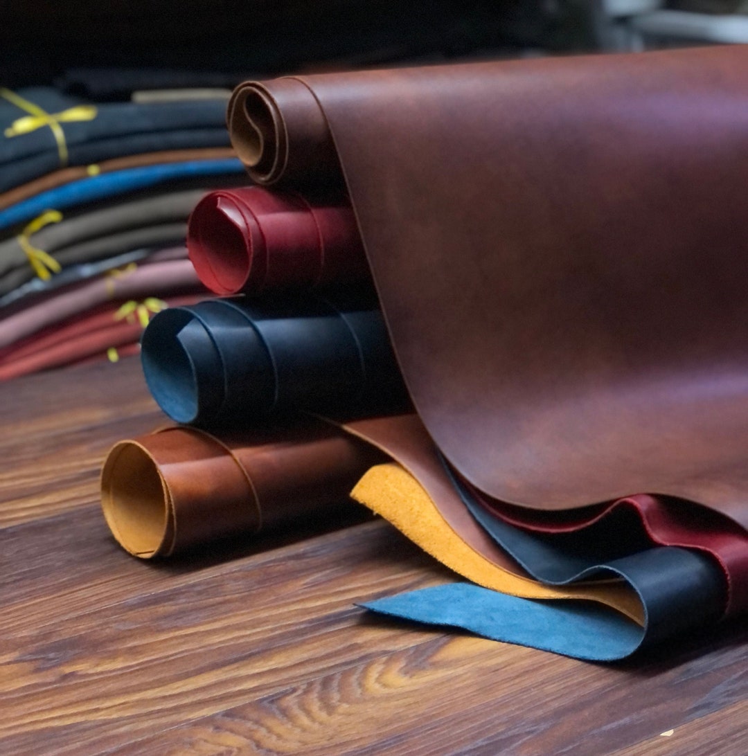 Pull-up Effect 1.8-2 Mm Natural Skin Calf Leather, Effect Leather ...