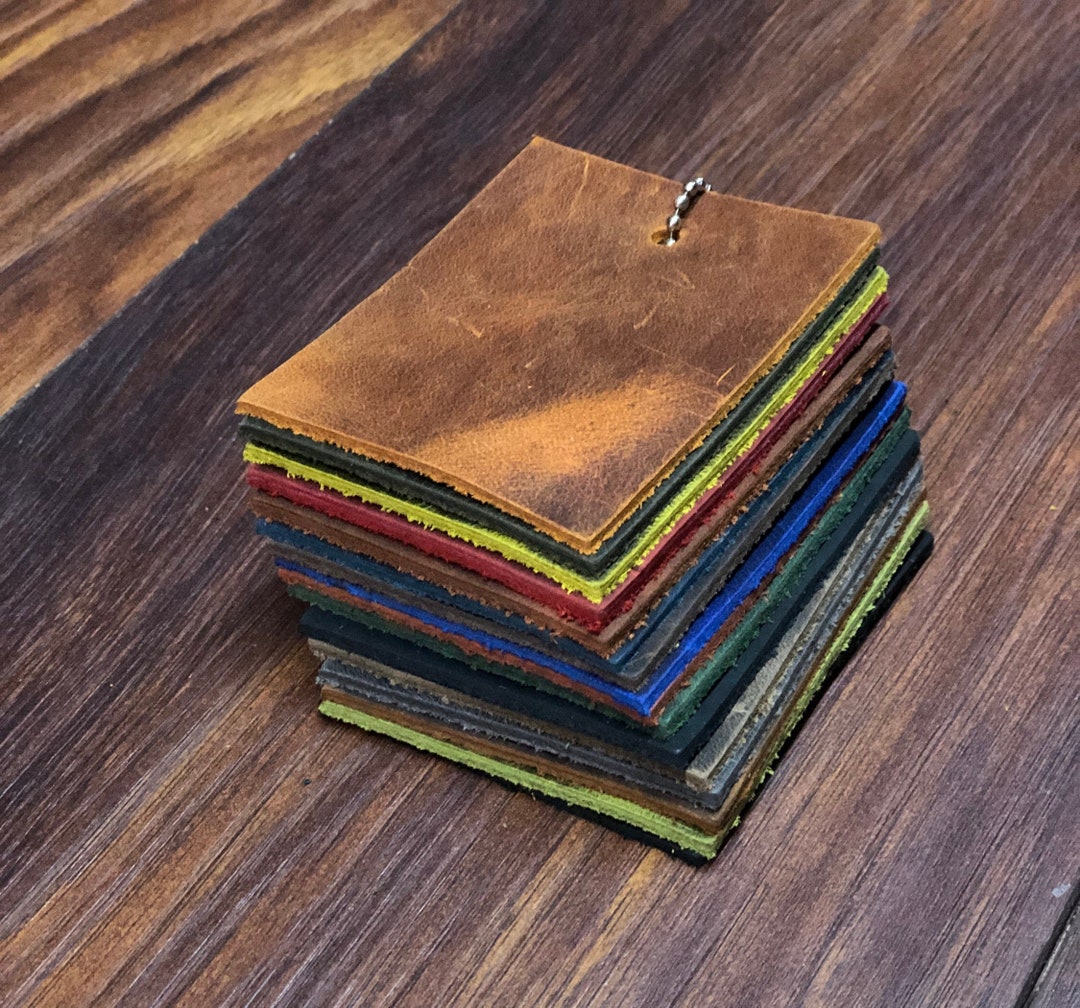 Crazy Horse Leather Samples, 1.8-2mm Crazy Horse Leather Samples, 1.8 ...