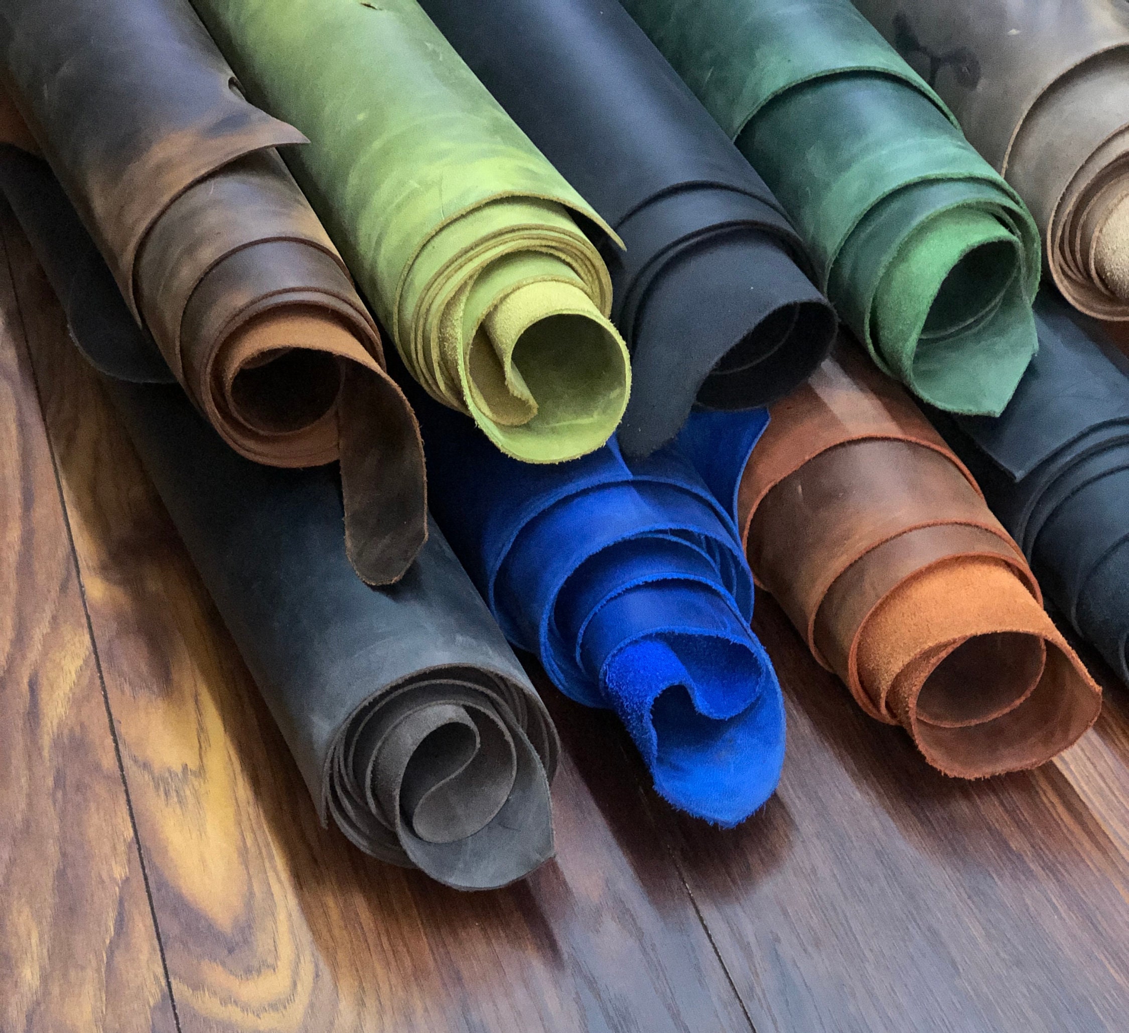 Crazy Horse 1.8-2 Mm Calf Leather Effect Leather Supply for - Etsy