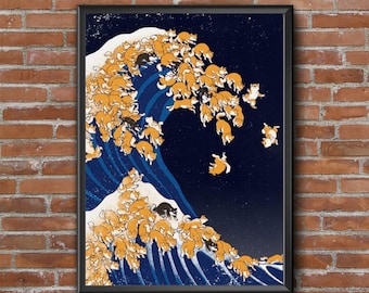 Shiba Inu Art | Etsy