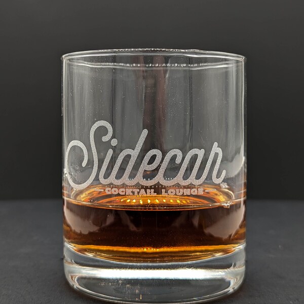 Etched Whiskey Glass - Etsy