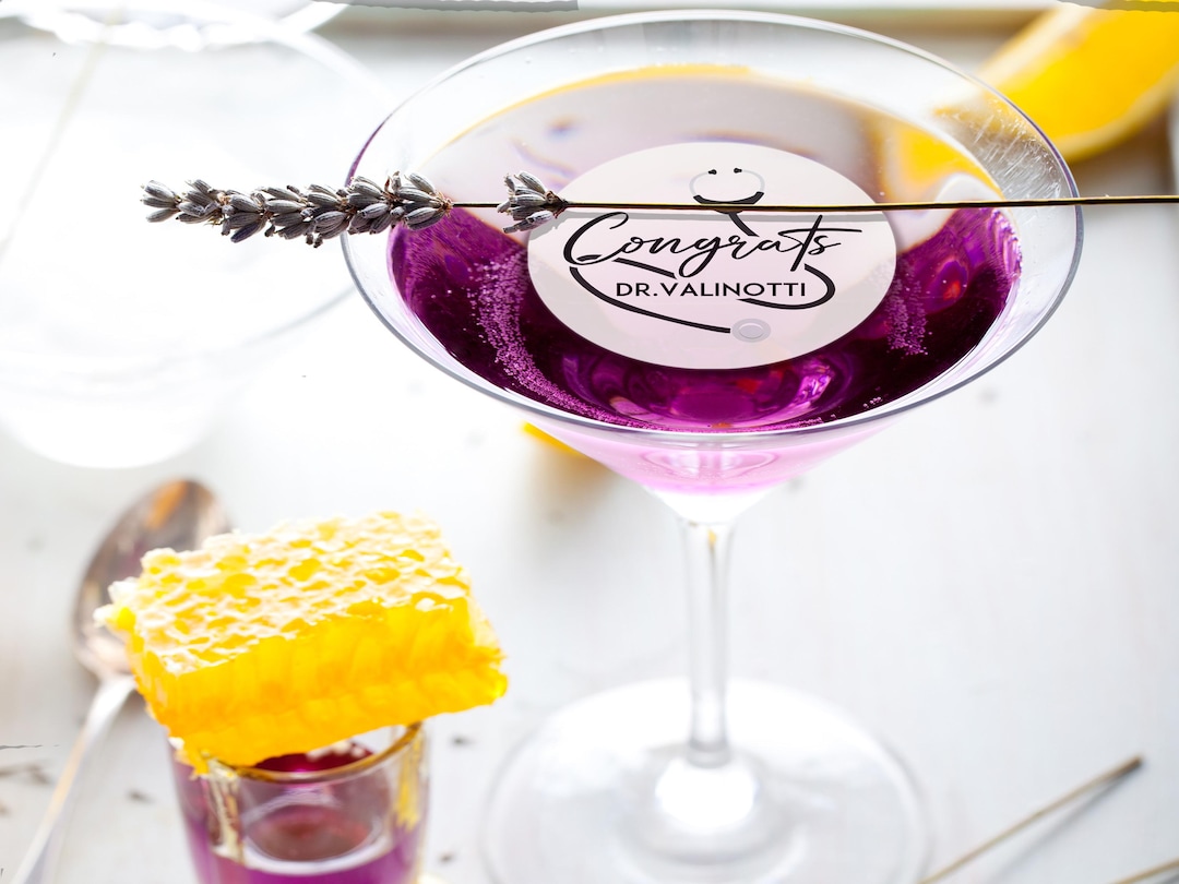 Edible Cocktail Toppers Custom Design or Your Art Premium Edible Drink ...