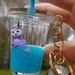 Bunny Glitter Liquid Keychains Cute Kawaii Boba Babies Milk - Etsy