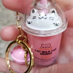 Boba Baby Liquid Keychains Cute Fish Sea Life Clown Fish, Seal, Whale ...