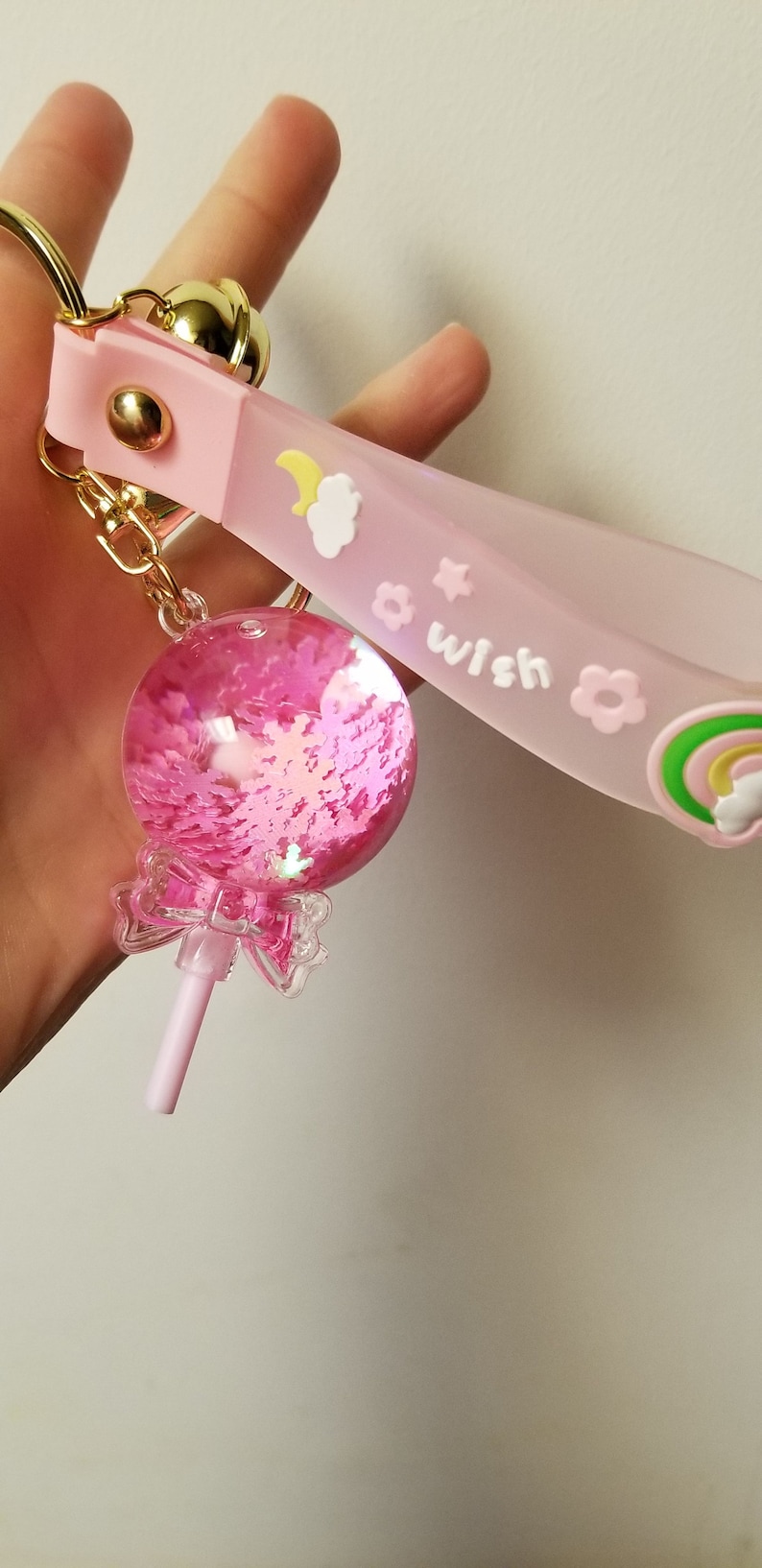 Pink Liquid Keychains, Kawaii Boba Babies, Cute Keychain Bag Charms ...