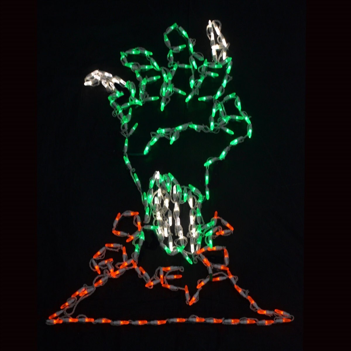 Halloween Decoration Light Display Zombie Hand LED Yard Art - Etsy