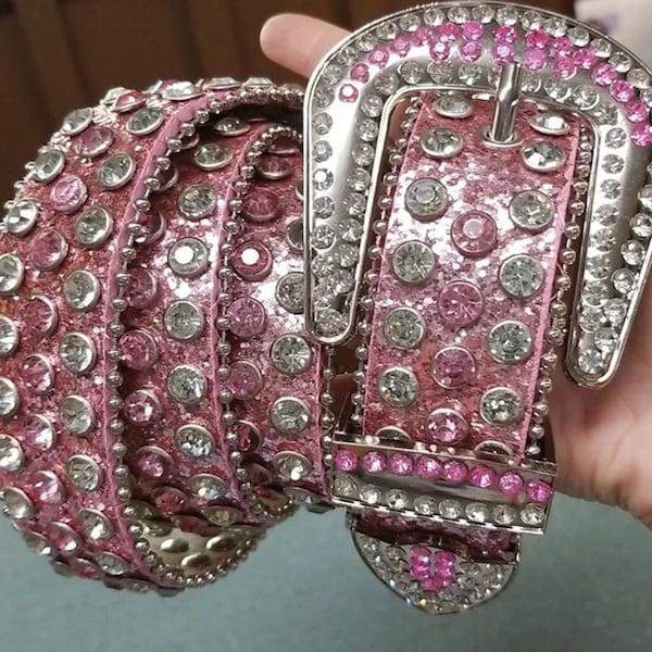 Pink Belt - Etsy