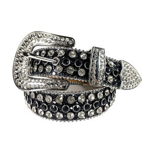 Western Rhinestone Belts Buckle Bling Luxury Rodeo Fair Cowgirl Sparkly ...