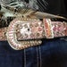 Pink Western Rhinestone Belts Glitter Women's Girls Cowgirl Rodeo Party ...