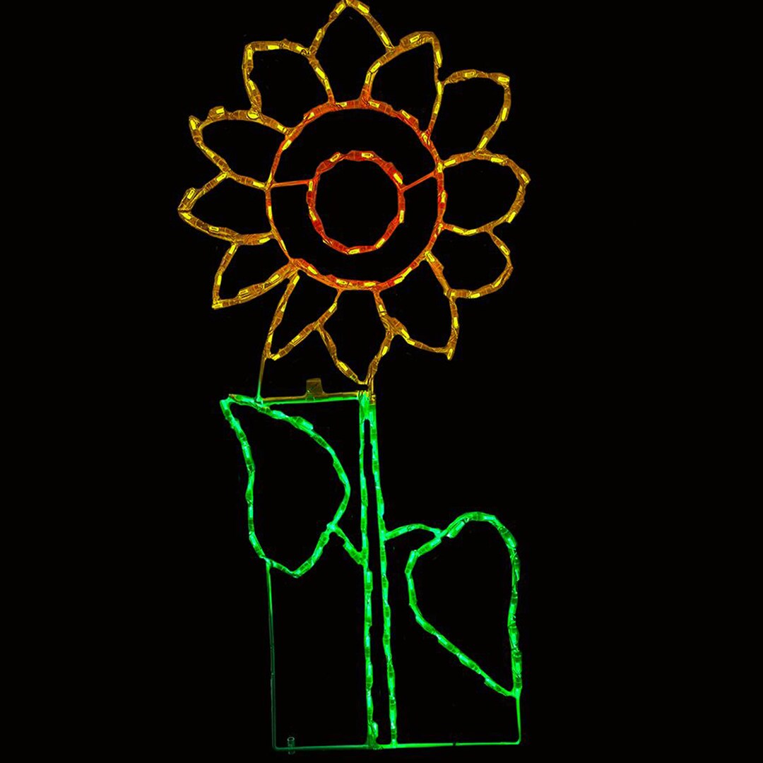 Sunflower Spring / Summer LED Christmas Light Outdoor Decoration ...