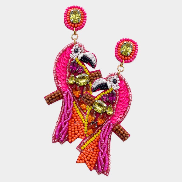Parrot Earrings - Etsy