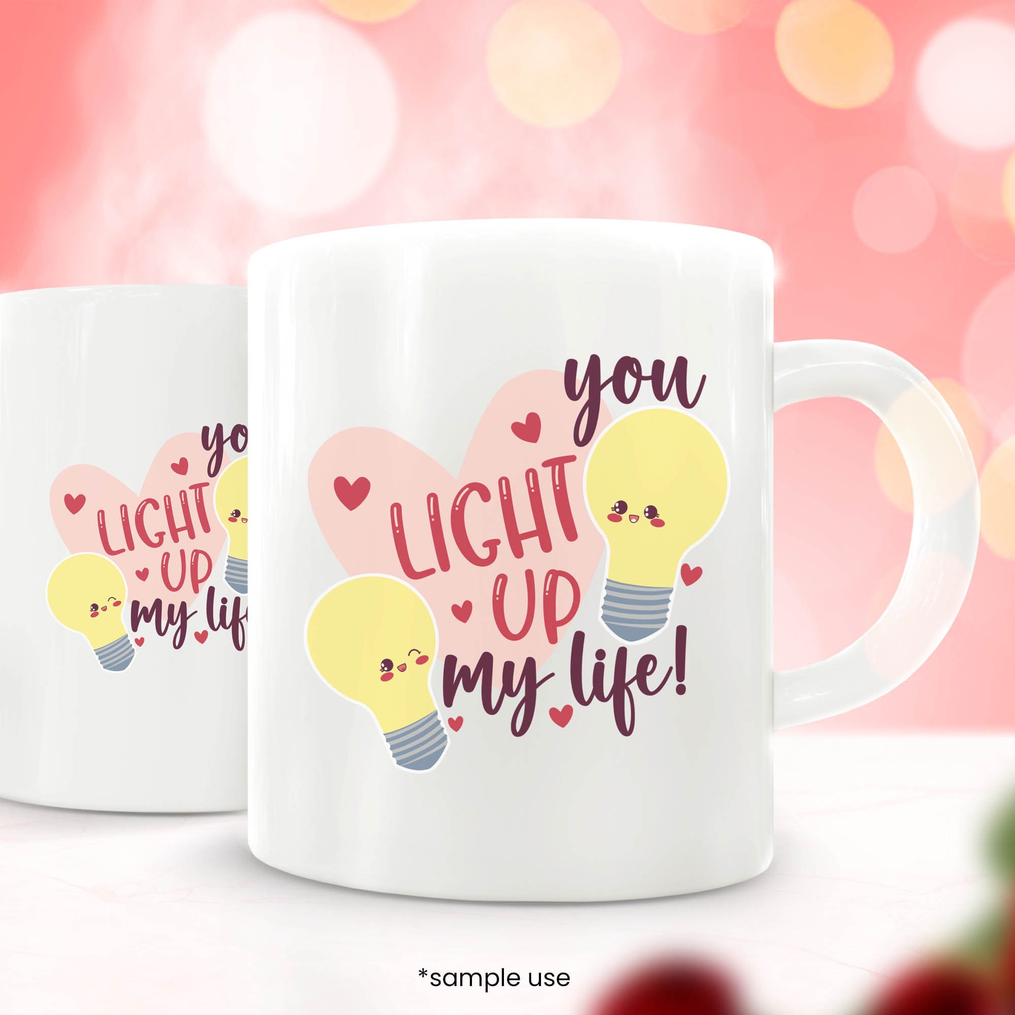 You Light up My Life PNG Valentine's Day Clipart Cricut PNG Kawaii ...