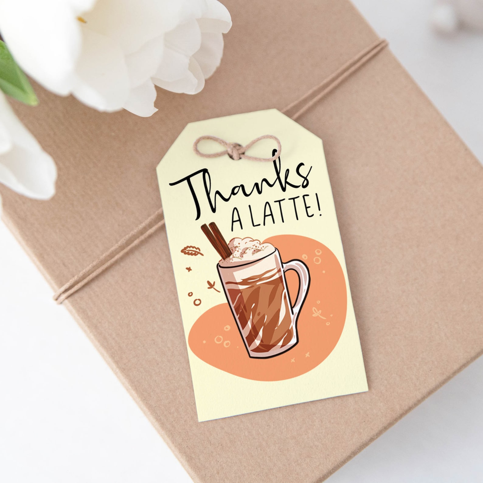 Thanks A Latte Card Template - Sarseh.com