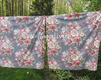Cabbage Rose Curtain - Etsy