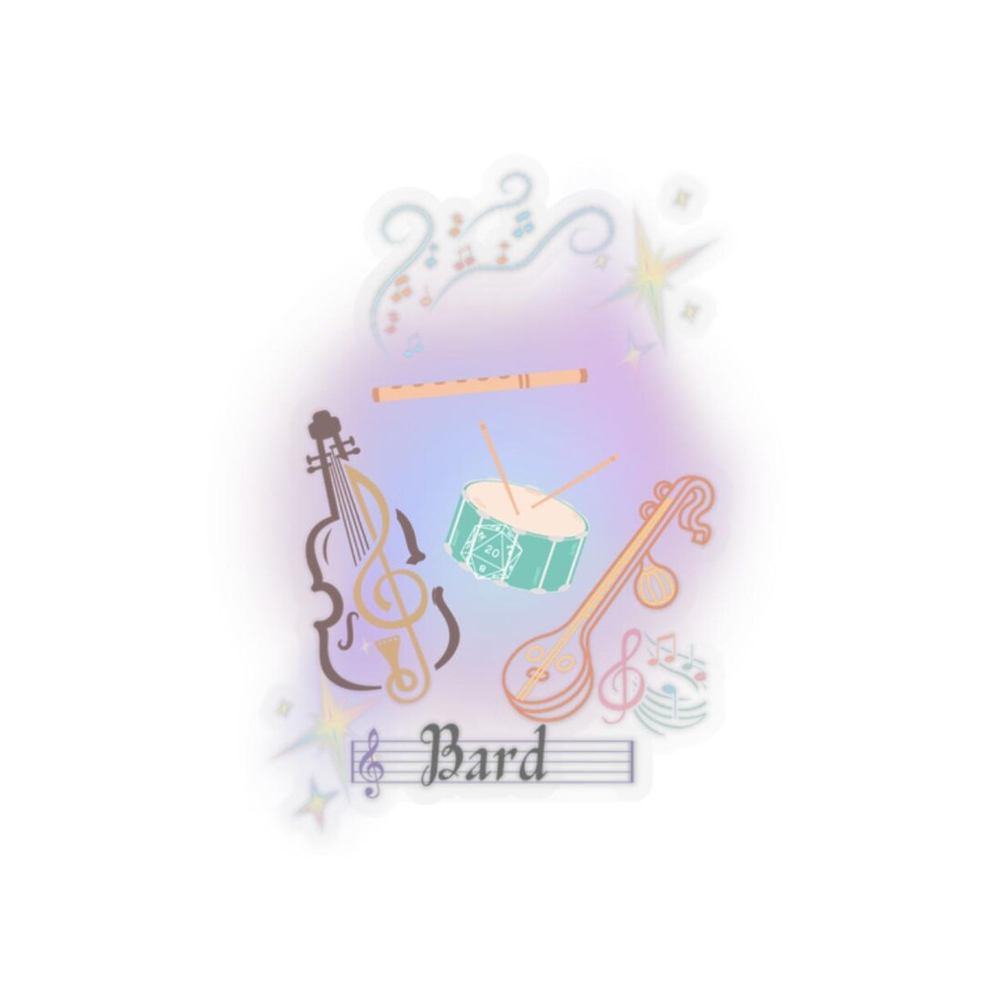 Bard Sticker - Etsy