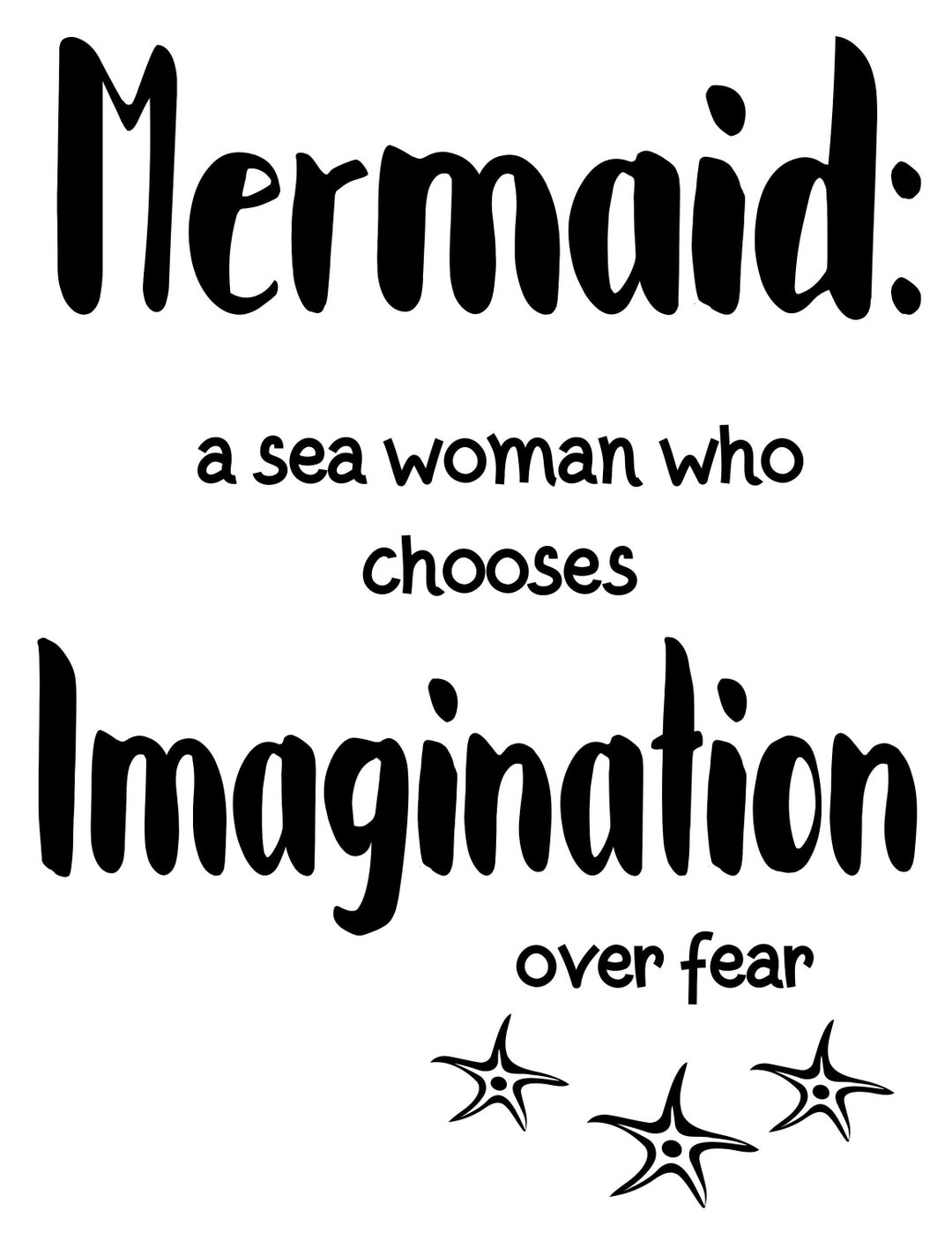 Mermaid Definition SVG - Etsy