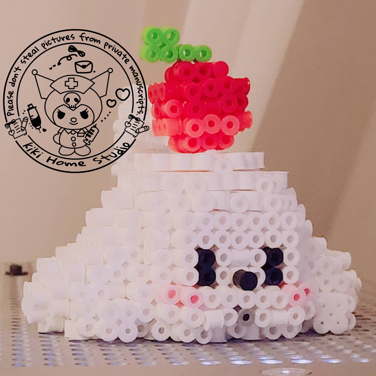 Poodle 3D Perler Beads, Pixel Art, Perler Beads Art, Destop Decoration ...