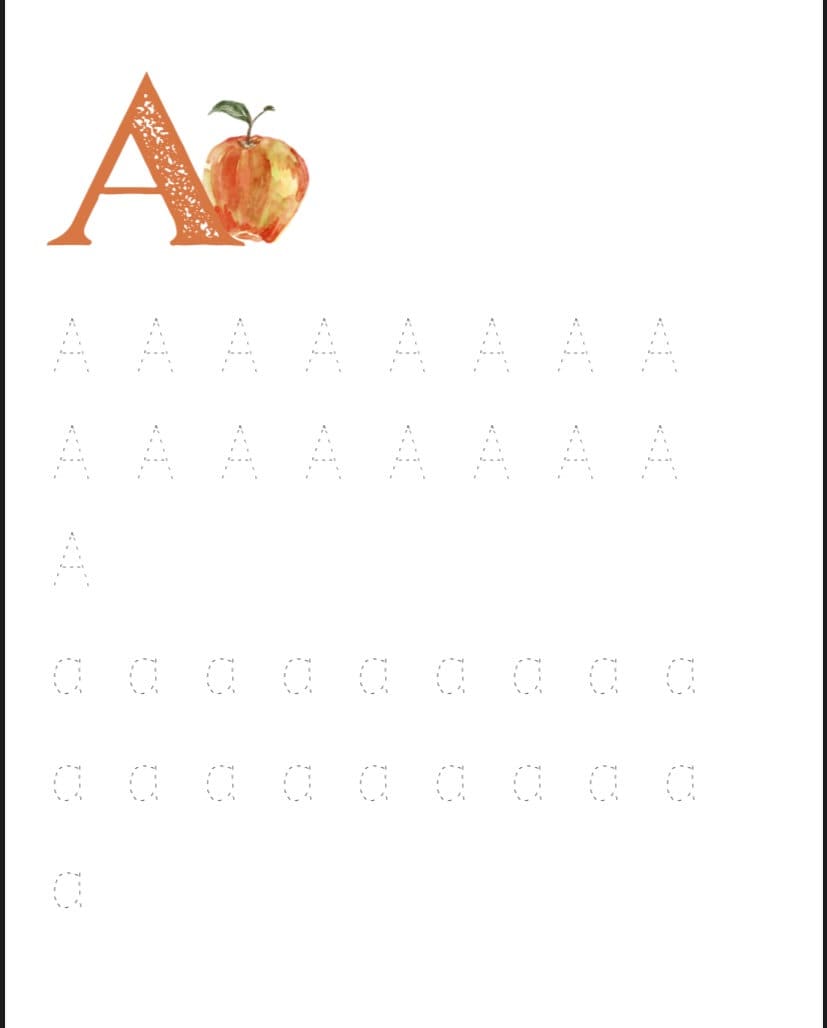 Alphabet Handwriting Practice - Etsy