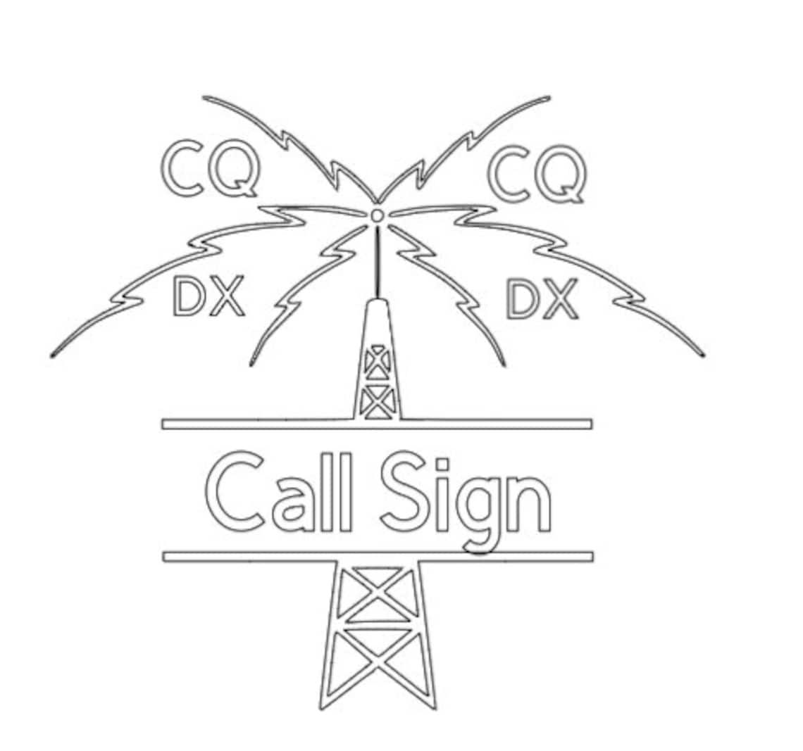 Ham Radio, Call Sign, Ham, Gmrs, Ham Radio Gifts, LED Light ...