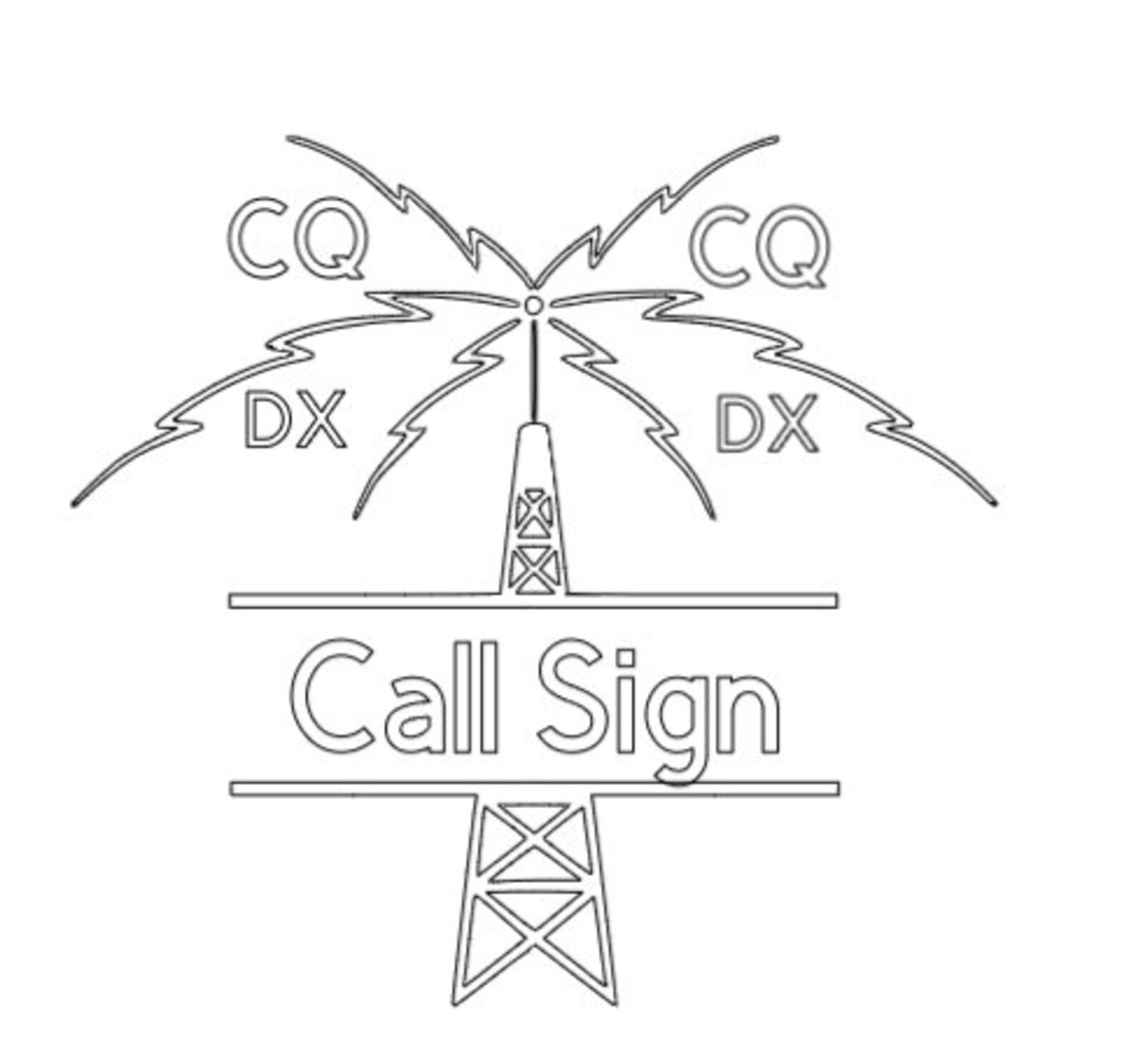 Ham Radio, Call Sign, Ham, Gmrs, Ham Radio Gifts, LED Light, Personalized Ham Call Sign LED ...