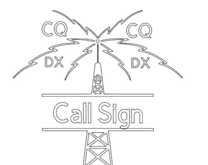 Ham Radio, Call Sign, Ham, Gmrs, Ham Radio Gifts, LED Light ...