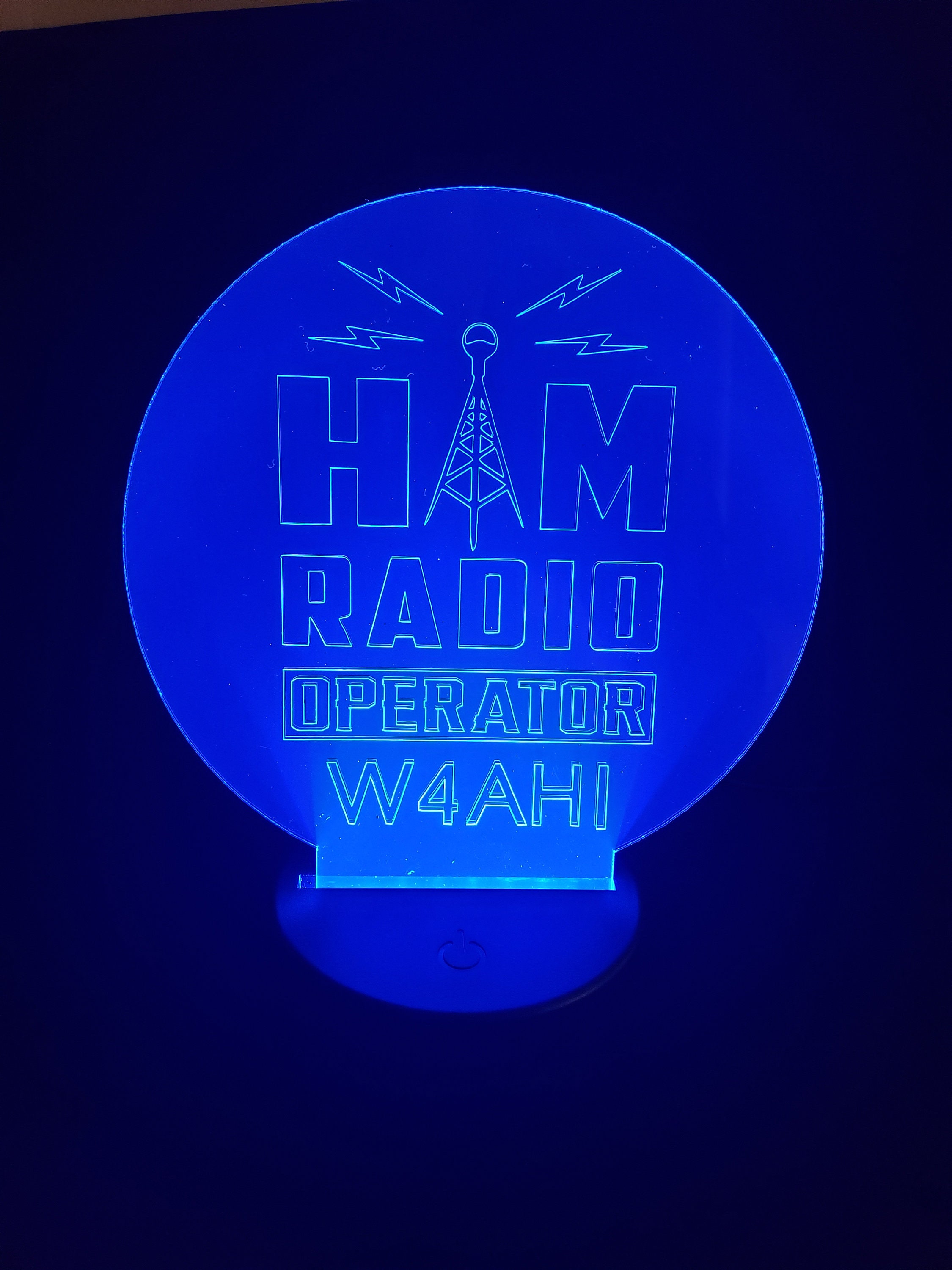 Ham Radio, Gmrs, CB Callsign, LED Light, Personalized Ham Call Sign LED ...