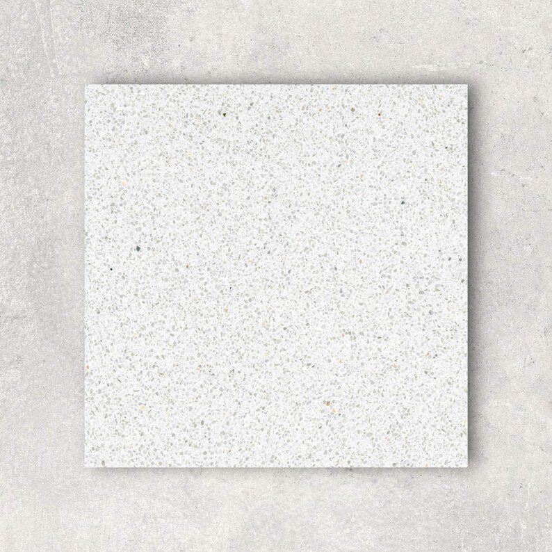 Italian Terrazzo Tiles Carrara Micro resin - Etsy